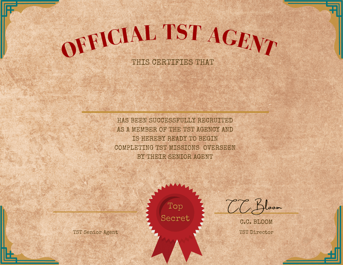 TST Agent Accomplishment Certificates
